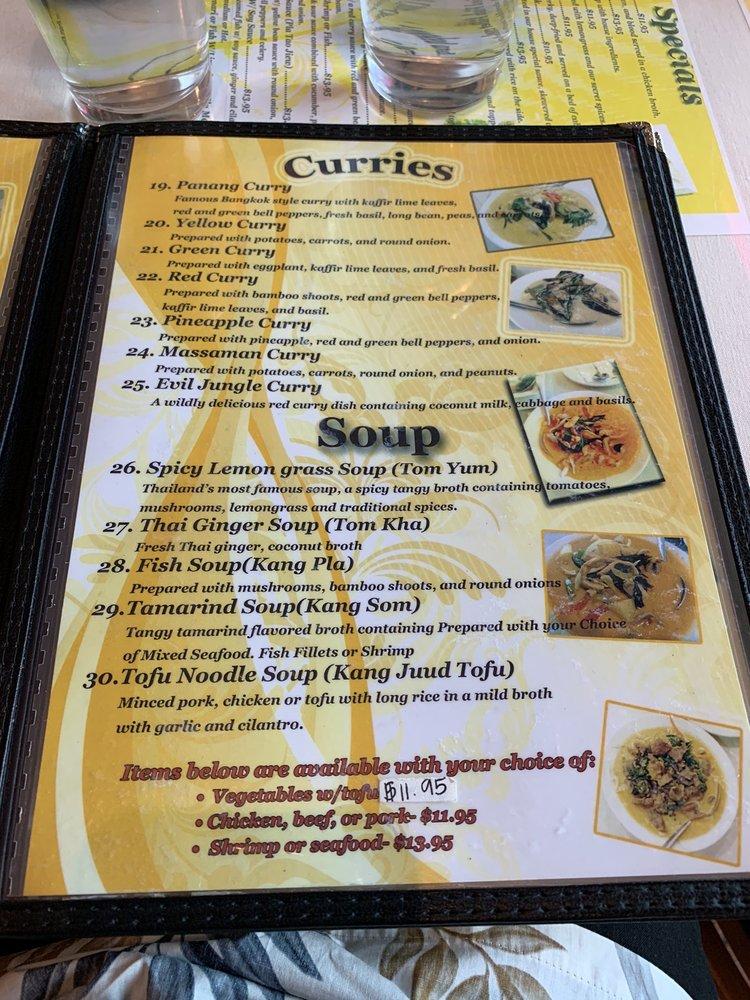 Menu at Thai Lao Restaurant, Kapolei, 563 Farrington Hwy #103