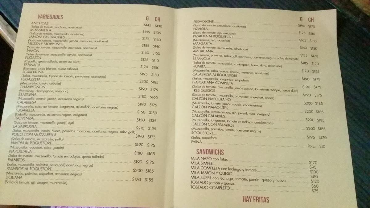 Menu at La Sabrosita ♡ restaurant, Villa Domínico