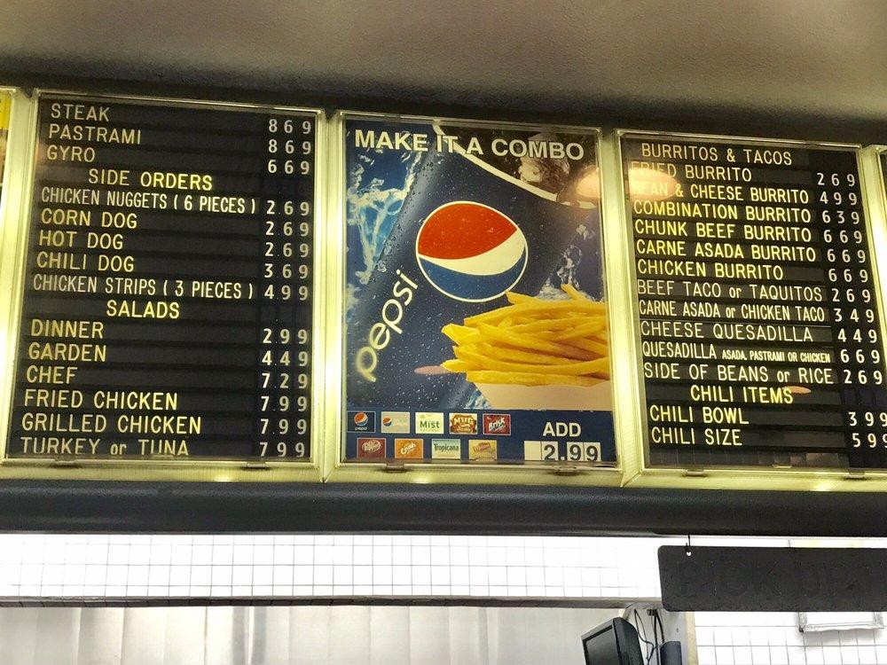 Menu at Alpha Omega Burgers restaurant, Covina