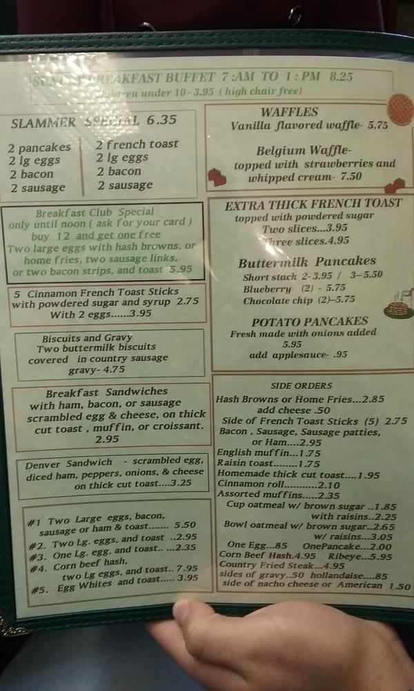 Menu at Hometown Family Restaurant, Marinette