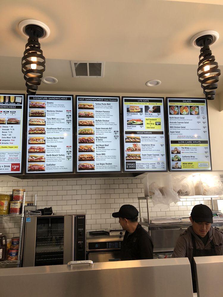 Menu at Sandwicheez restaurant, San Ramon