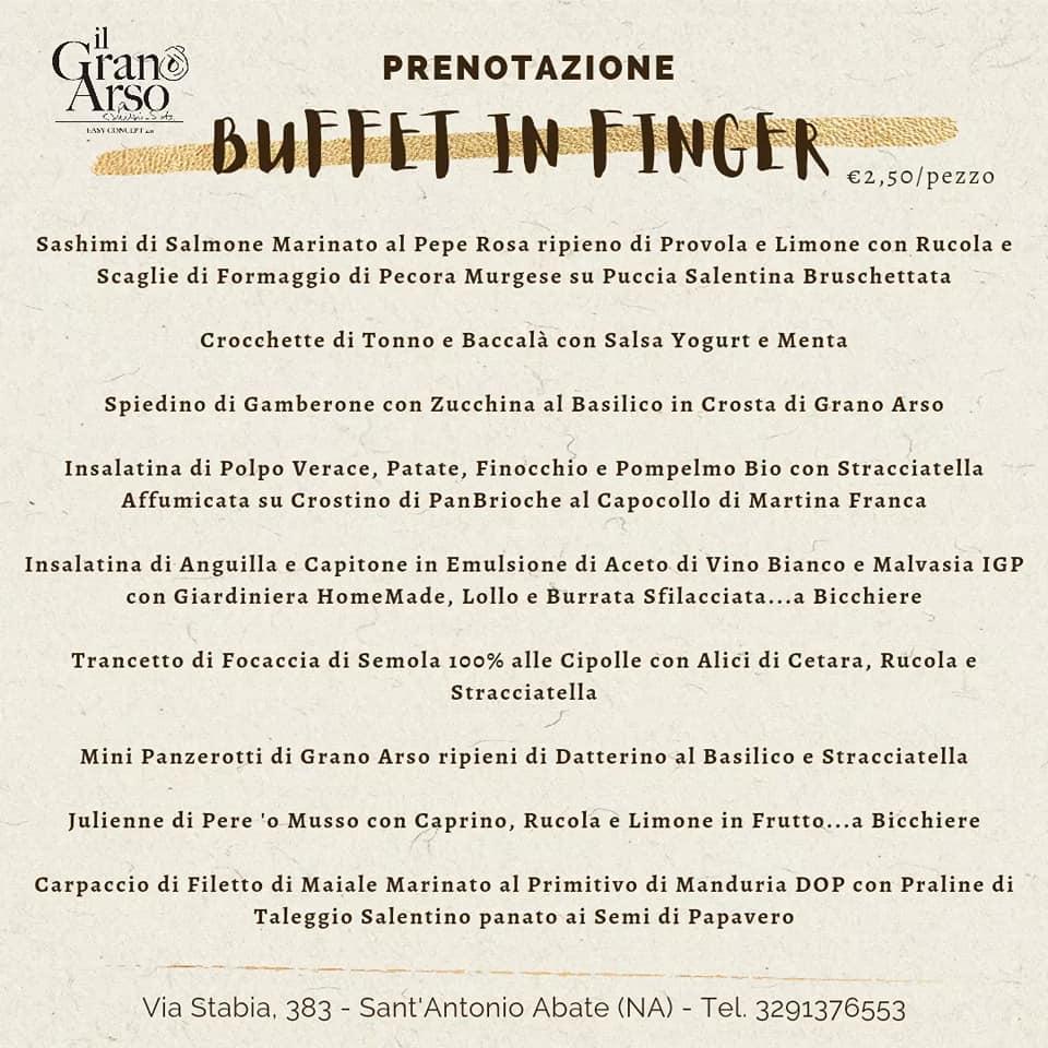 Menu au Il Grano Arso - RistoBottega ApuloCampana restaurant ...