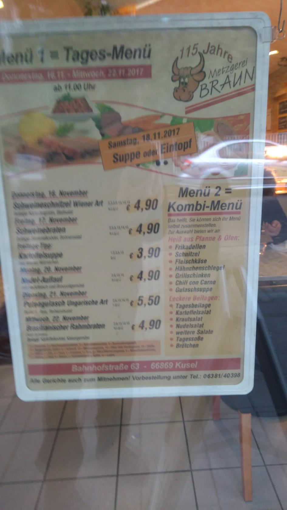 Luxus Möbel Braun Reutlingen Speisekarte Bild
