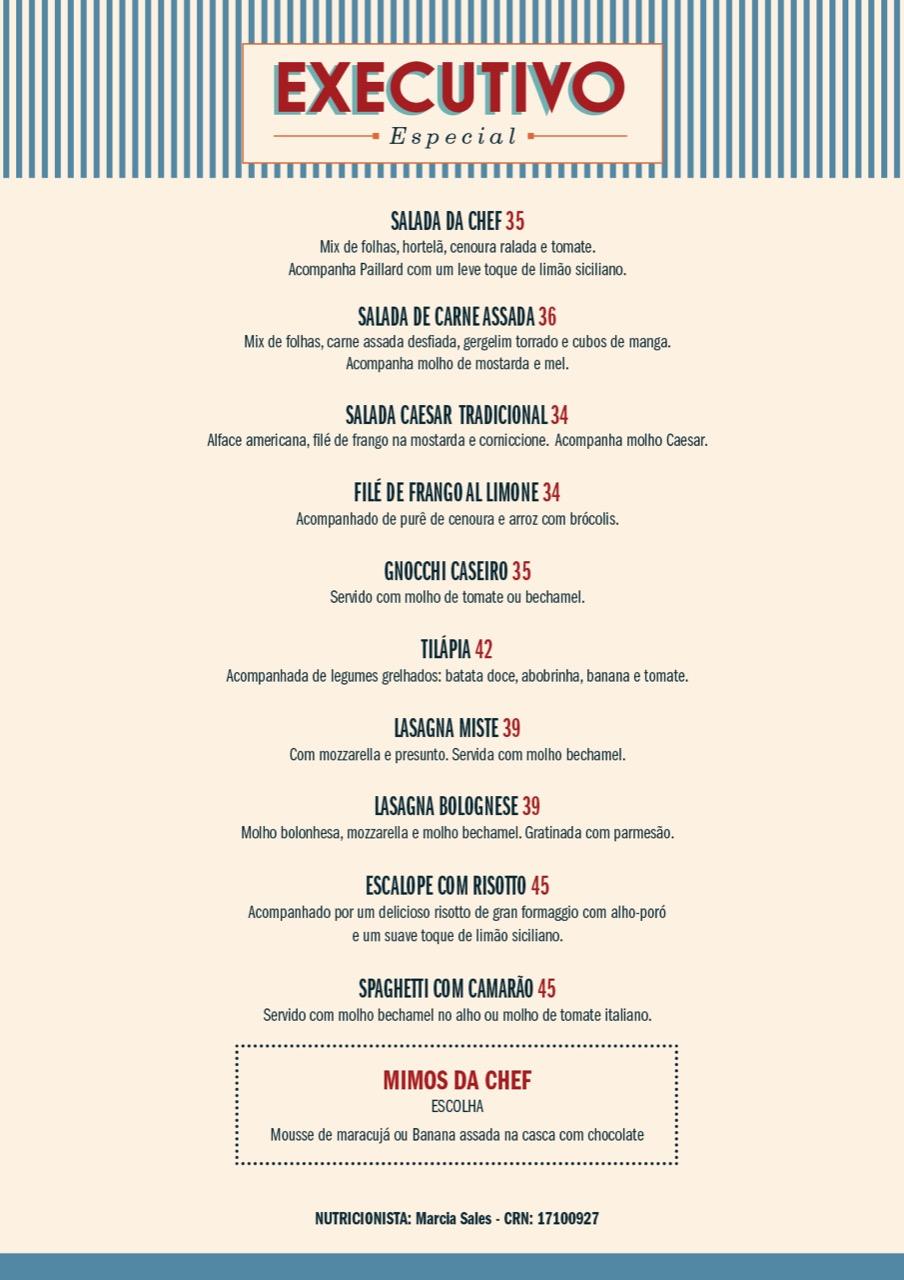 Menu em Restaurante, Bar e Pizzaria Artisani, Rio de Janeiro