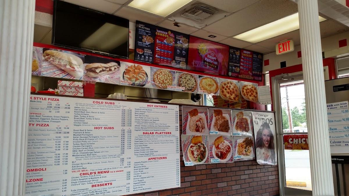 Menu at American Hero Pizza & Subs restaurant, Creedmoor