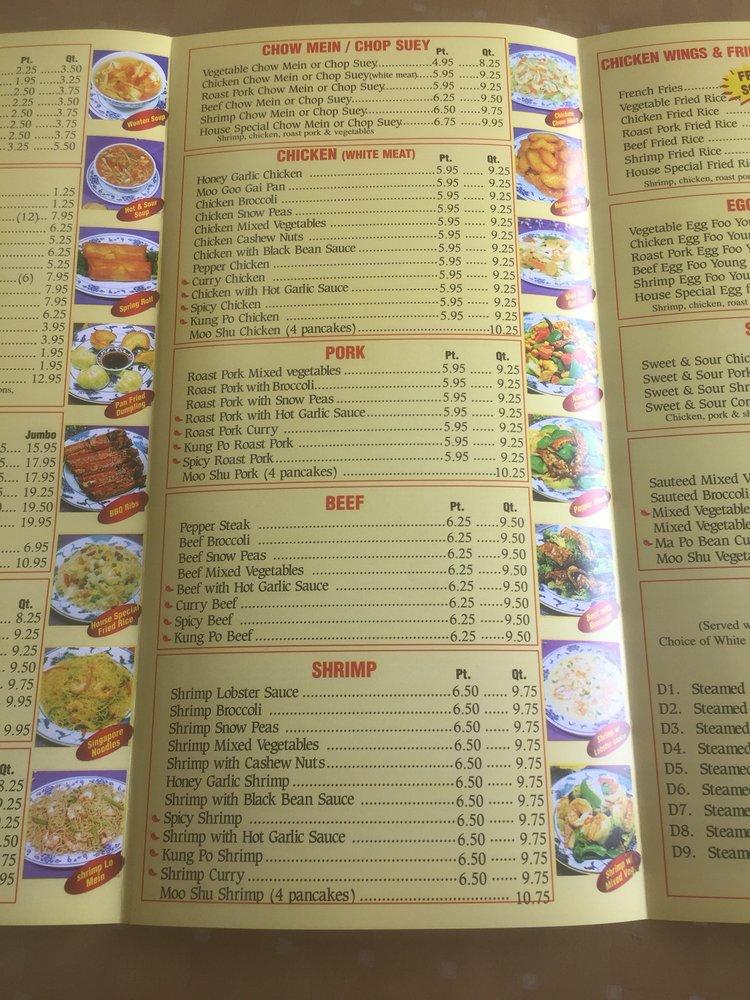 Menu at Asian Spice restaurant, Greenacres
