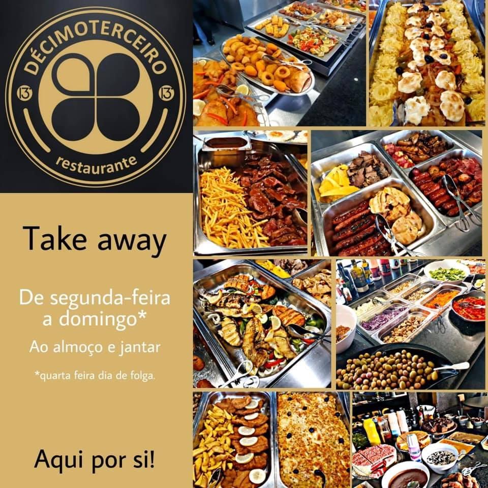 Menu em Décimo Terceiro restaurante, Sanguedo