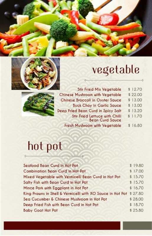 Menu at Golden King 2000 Chinese Restaurant, Green Valley