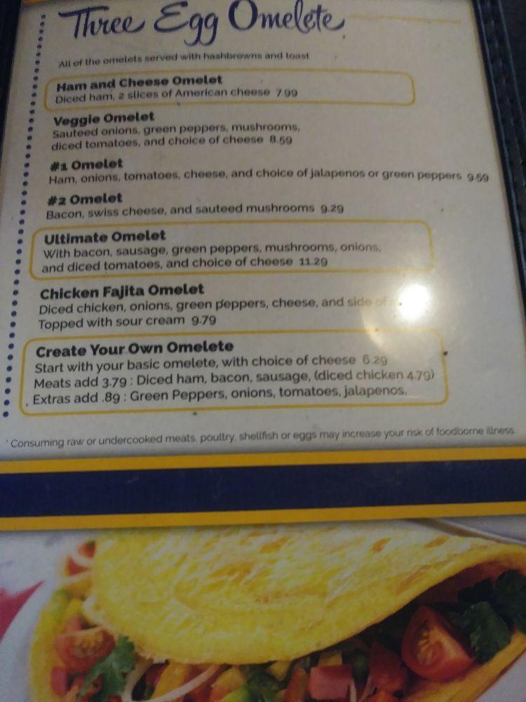 Menu at Square 109 Restaurant & Bar, Clinton