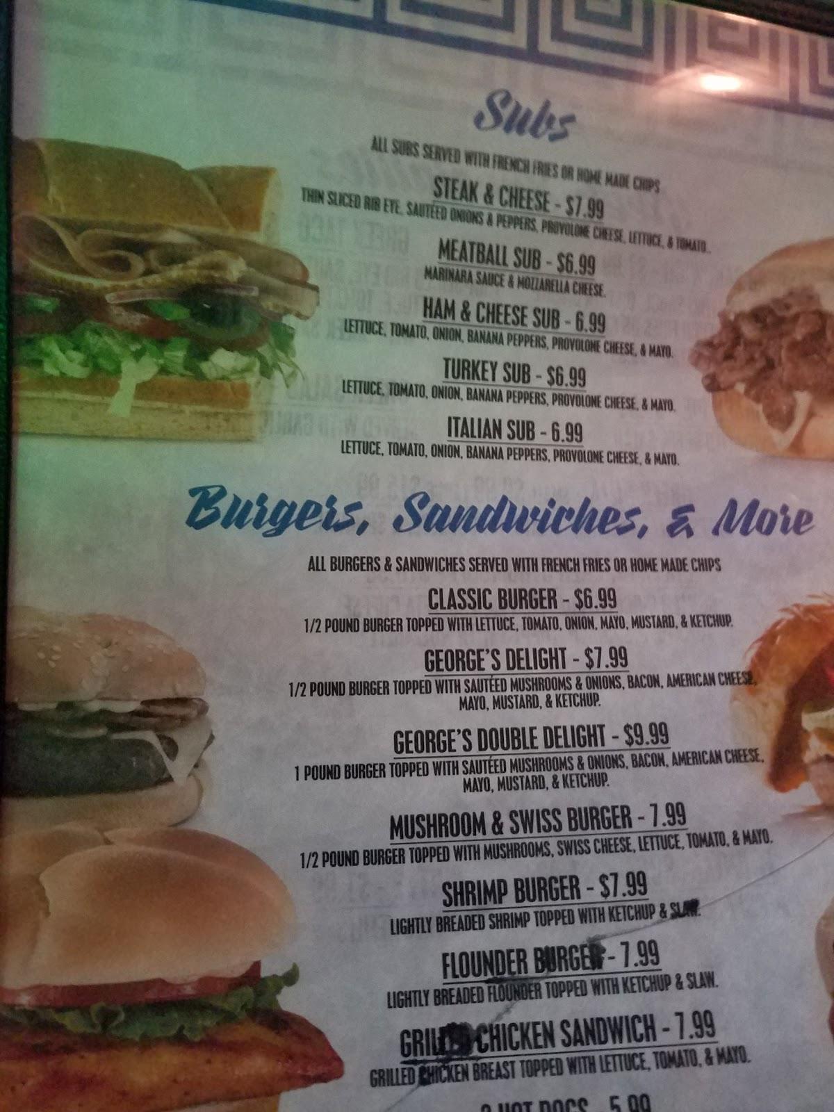 Menu at Shipwrecks Bar & Grill, Morehead City