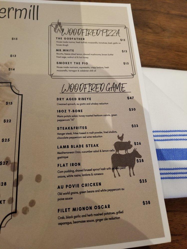 Menu at The Peppermill: Steakhouse and Cocktail, Tempe