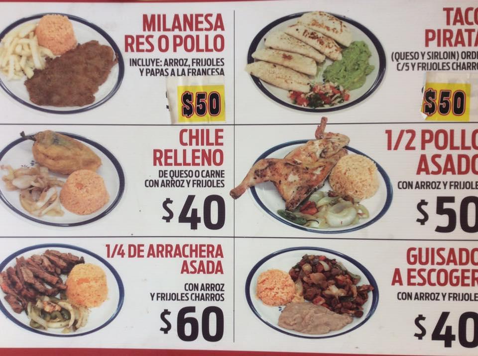Carta del restaurante Rico Pollo, Monterrey, Av Bernardo Reyes 1000