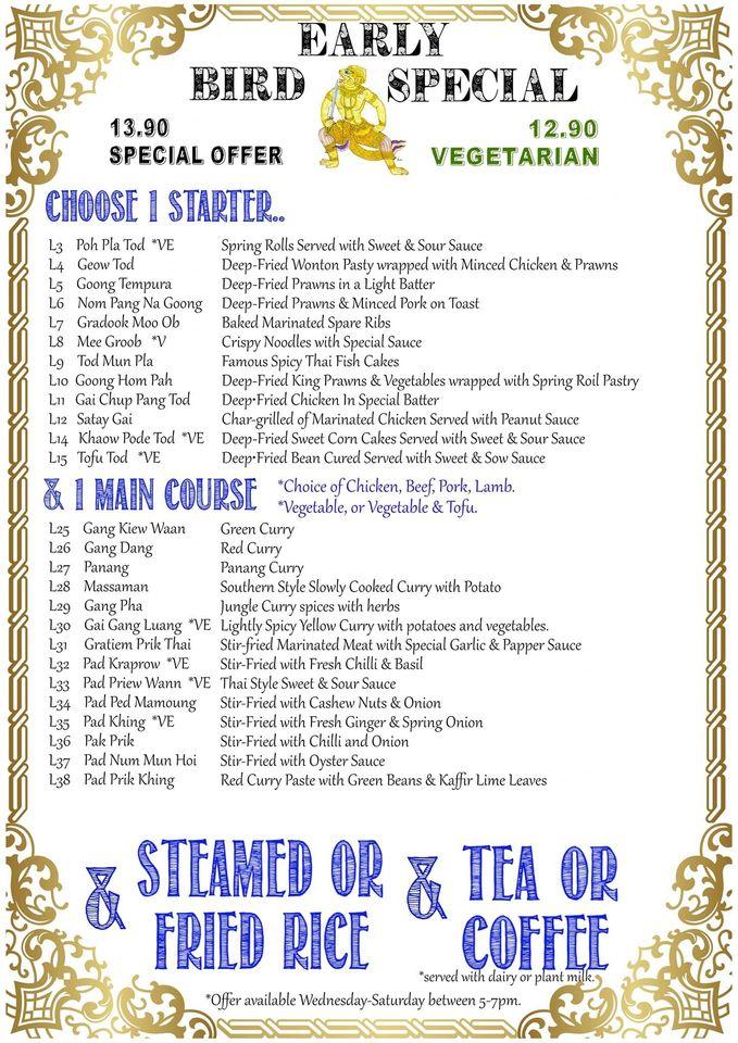 Menu at Three Wise Monkeys pub & bar, Todmorden
