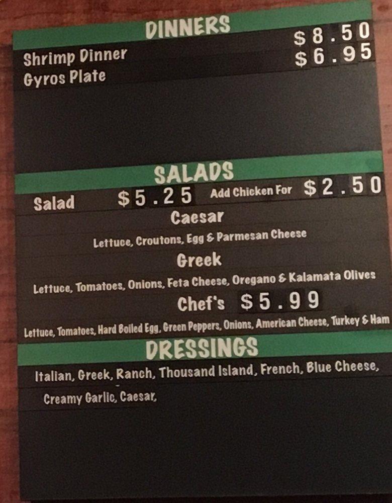 Menu at Kombs Beef restaurant, Countryside