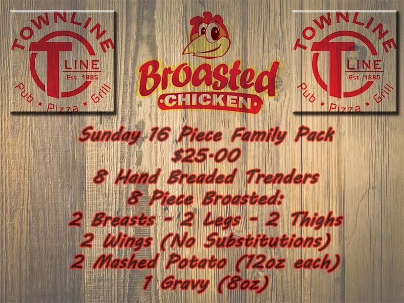 Menu at Townline Pub & Grill, Green Bay