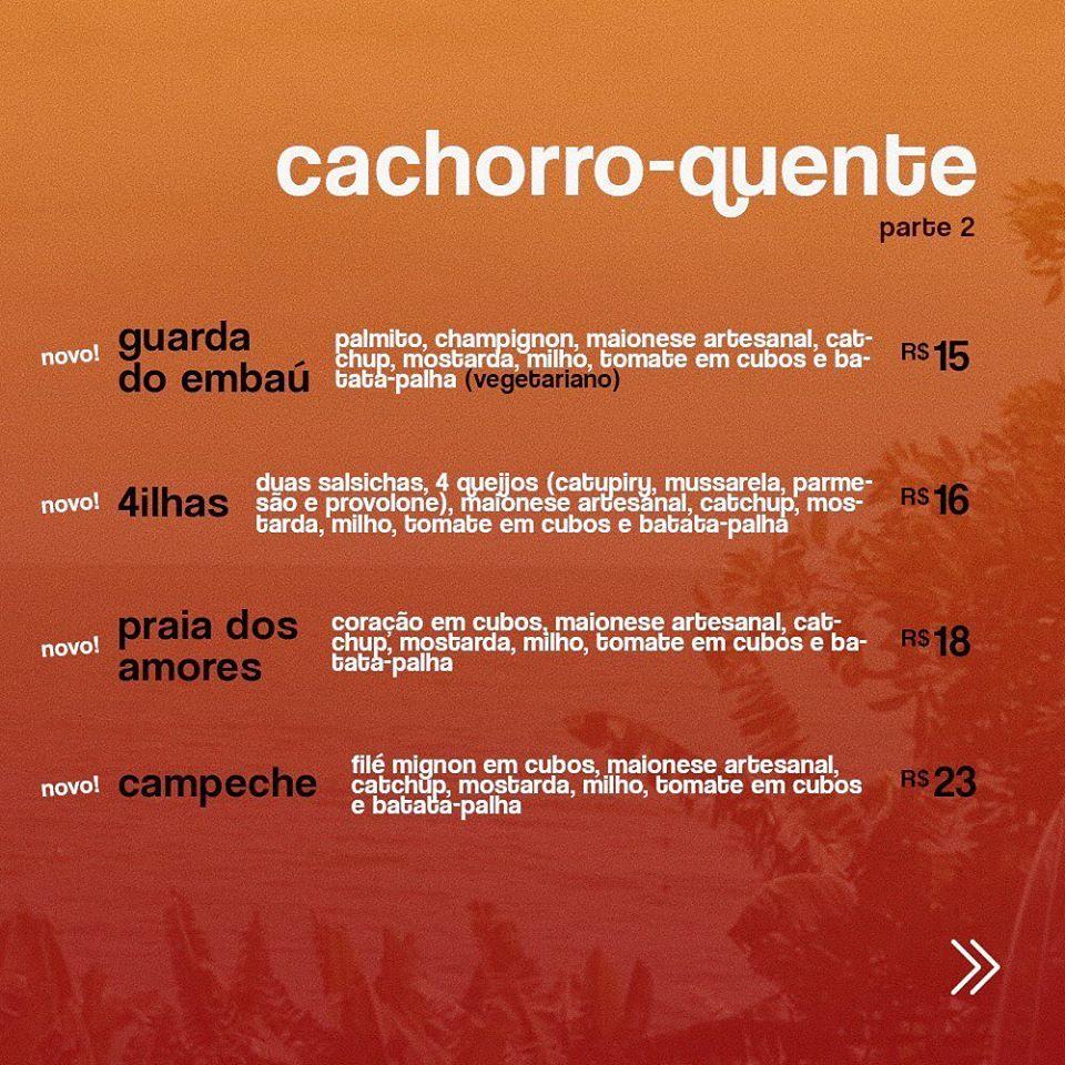 Menu em Da Praia Food Truck, Balneário Camboriú