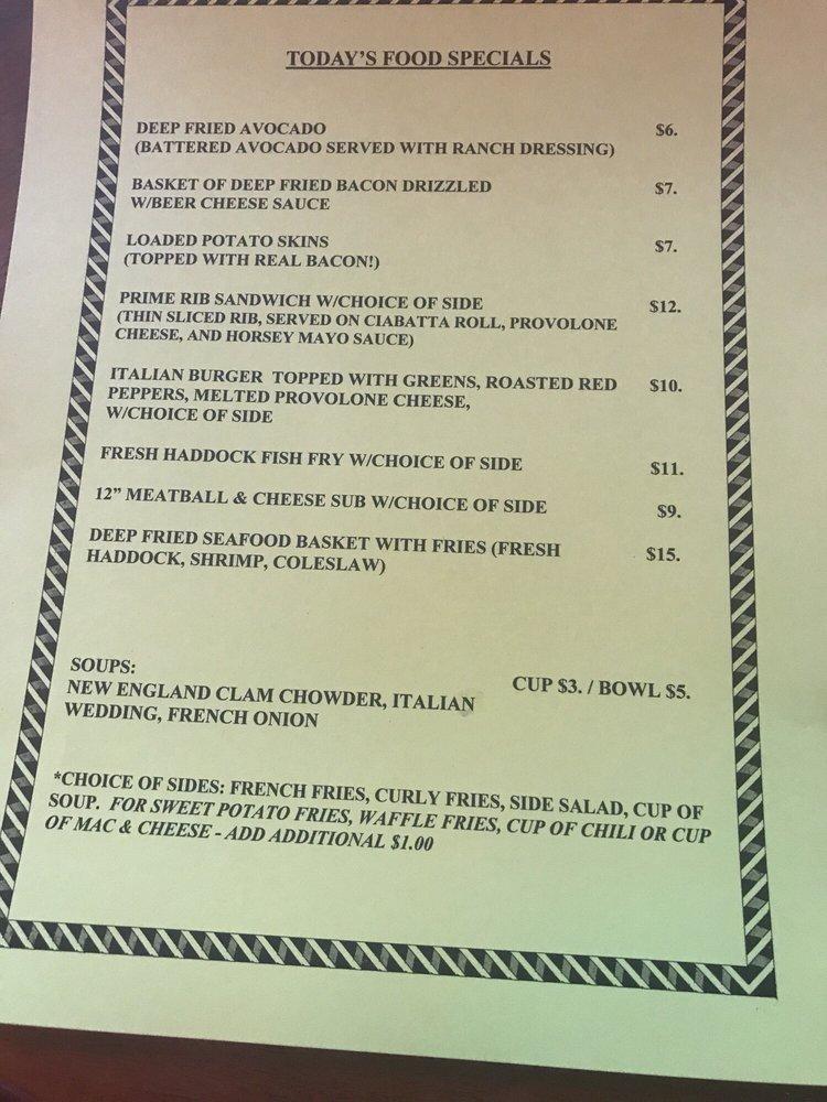 Menu at Asteroga Ale House pub & bar, Herkimer