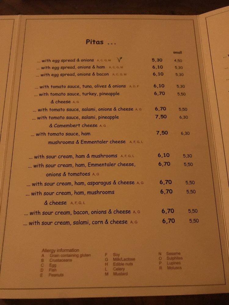 Menu at Kolar Beisl - Kleeblattgasse pub & bar, Vienna, Kleeblattgasse 5