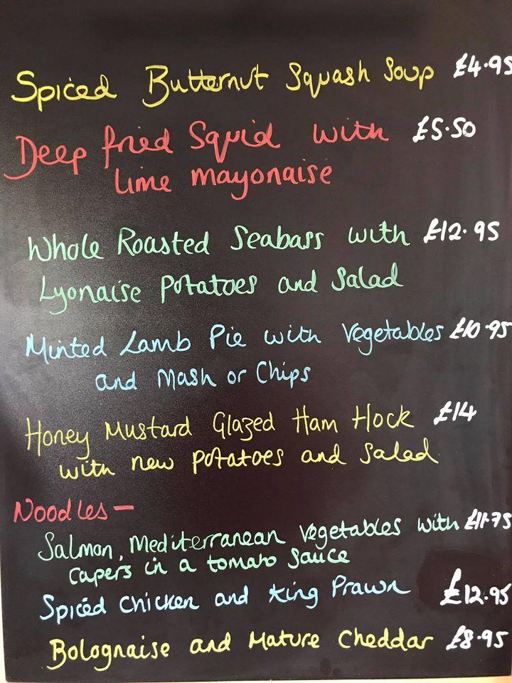 Menu at The Fox Leafield pub & bar, Witney