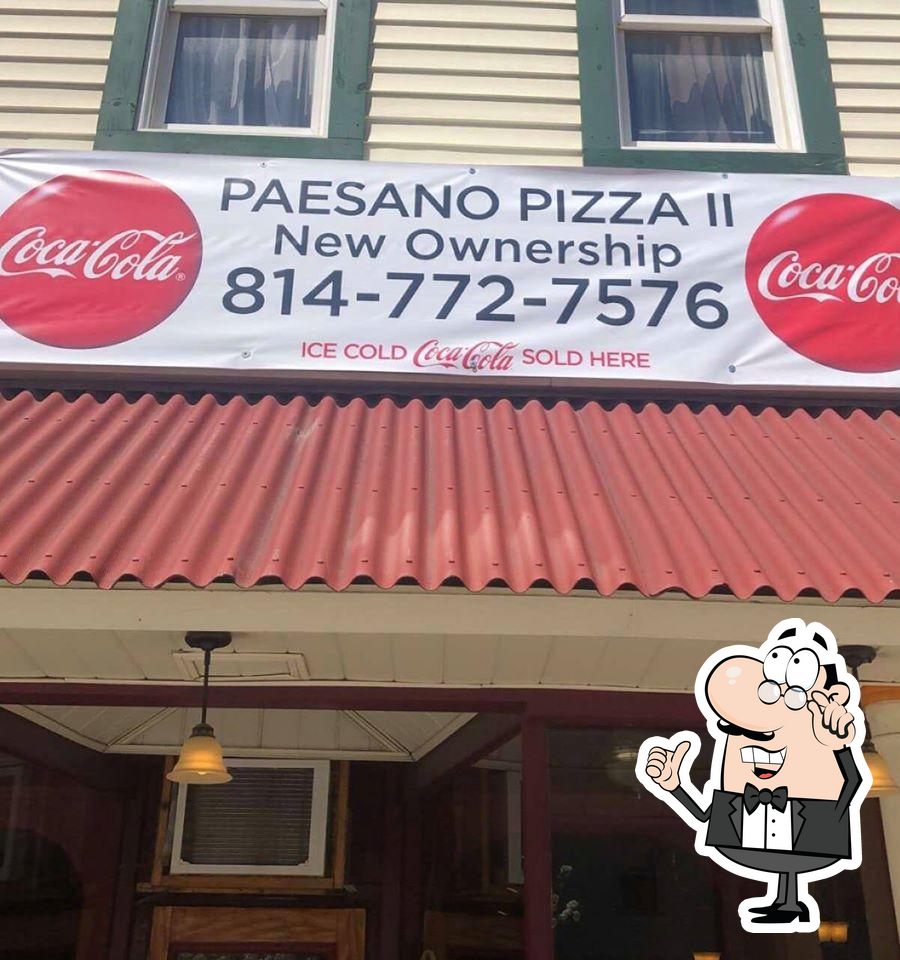 Paesano Pizza, Brockway - Restaurant menu, prices and reviews