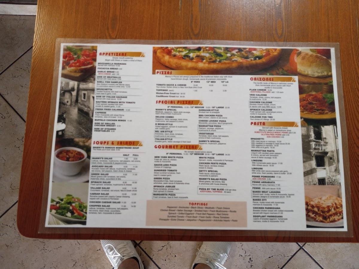 Menu at Allegro of Bel Air Pizzeria, Los Angeles
