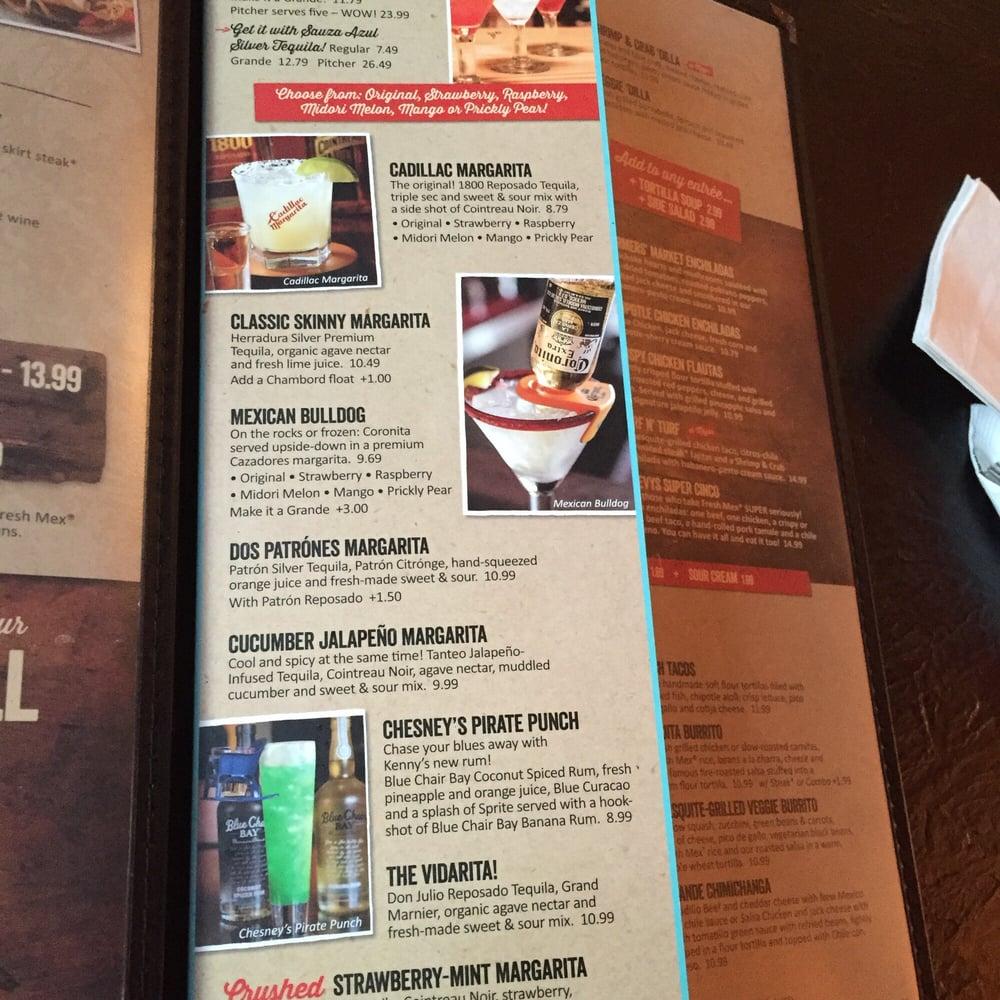 Menu at Chevys pub & bar, Arlington, S Hayes St #1