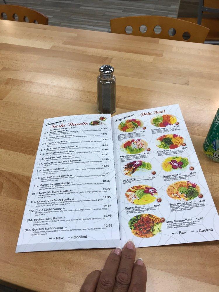 Menu at Johnny's Poki Bowl restaurant, Aberdeen, 939 Beards Hill Rd suite c