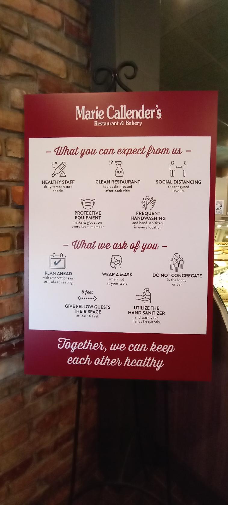 Menu at Marie Callender's Restaurant & Bakery- Open for dine in!, Salt ...