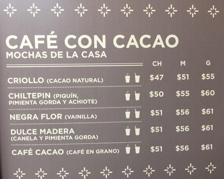 Menu at Tierra Garat, Naucalpan, Toreo Parque Central