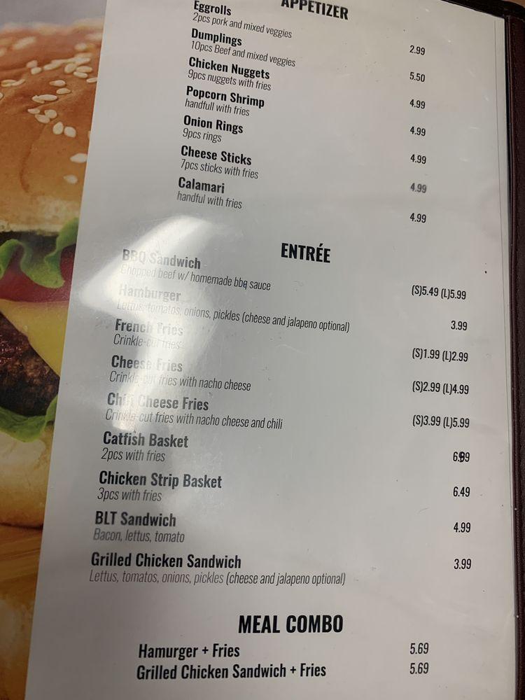 Menu at Bristol General Store restaurant, Ennis