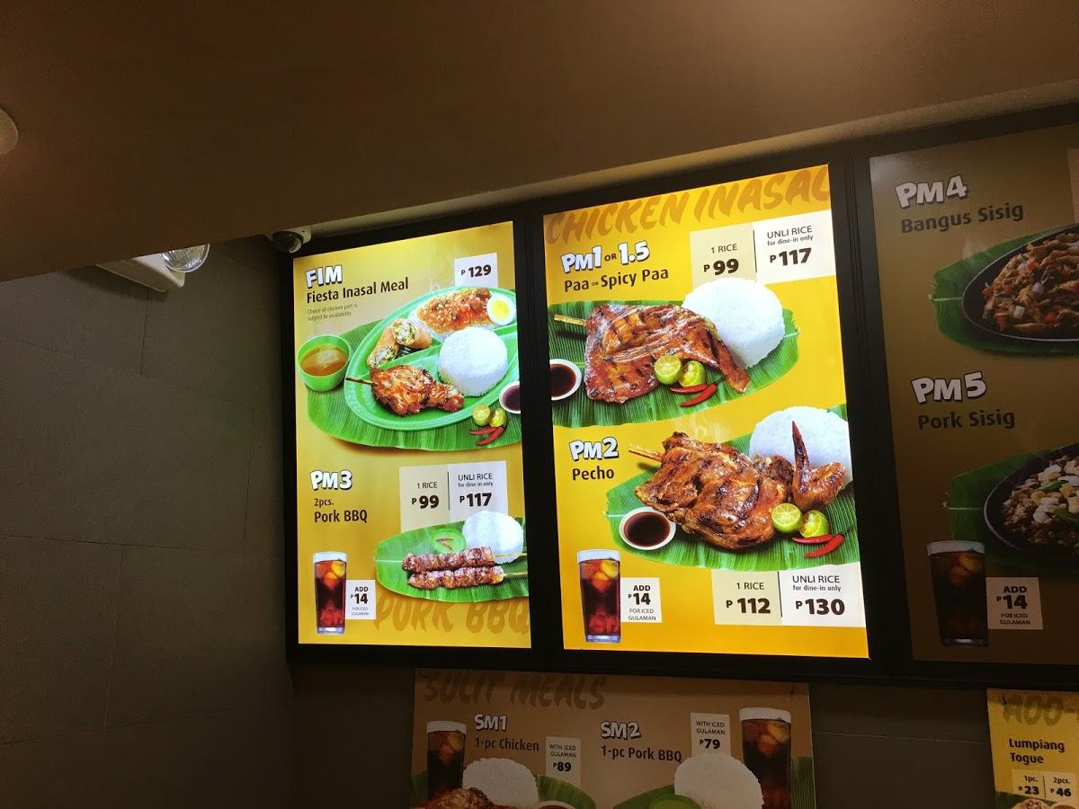 Menu at Mang Inasal restaurant, Pasay, 2315 Domestic Rd