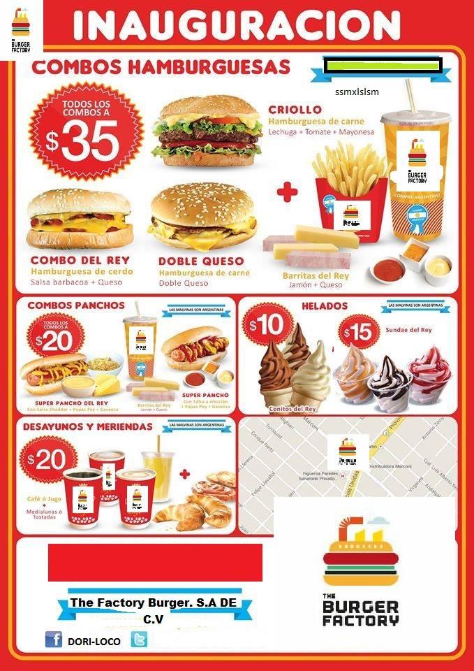 Carta del restaurante Dori-locos, Pijijiapan