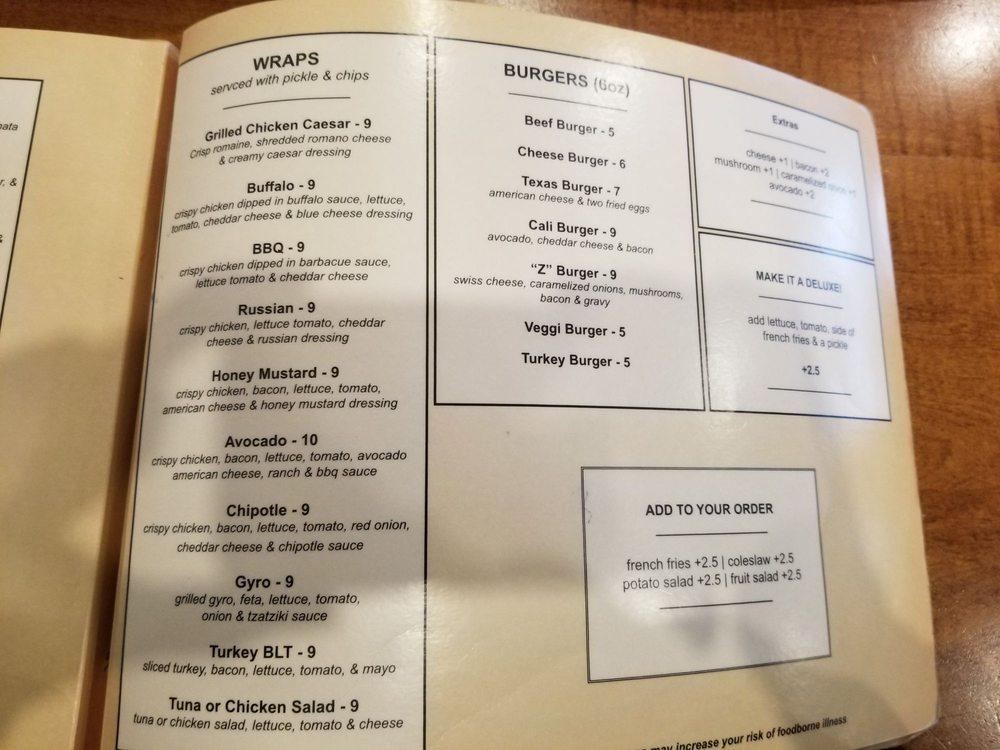 Menu at ROUTE 80 CAFE, East Haven