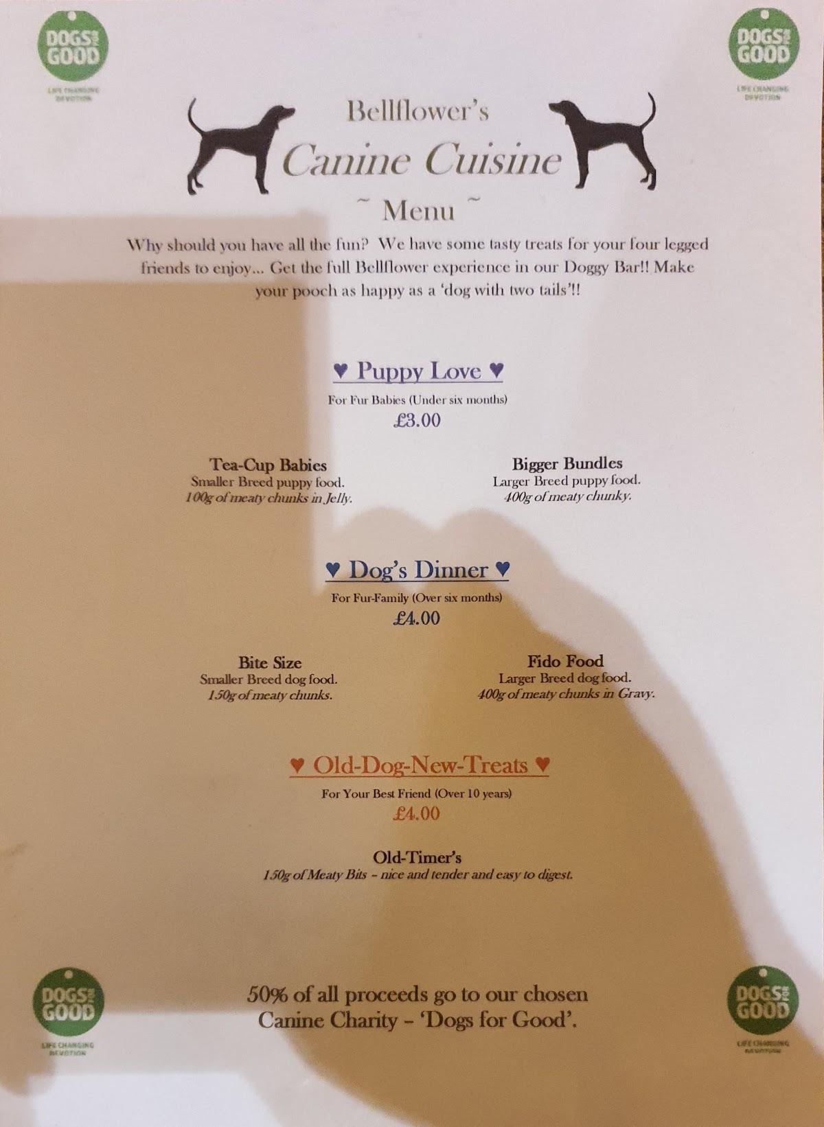 Menu at The Bellflower pub & bar, Garstang