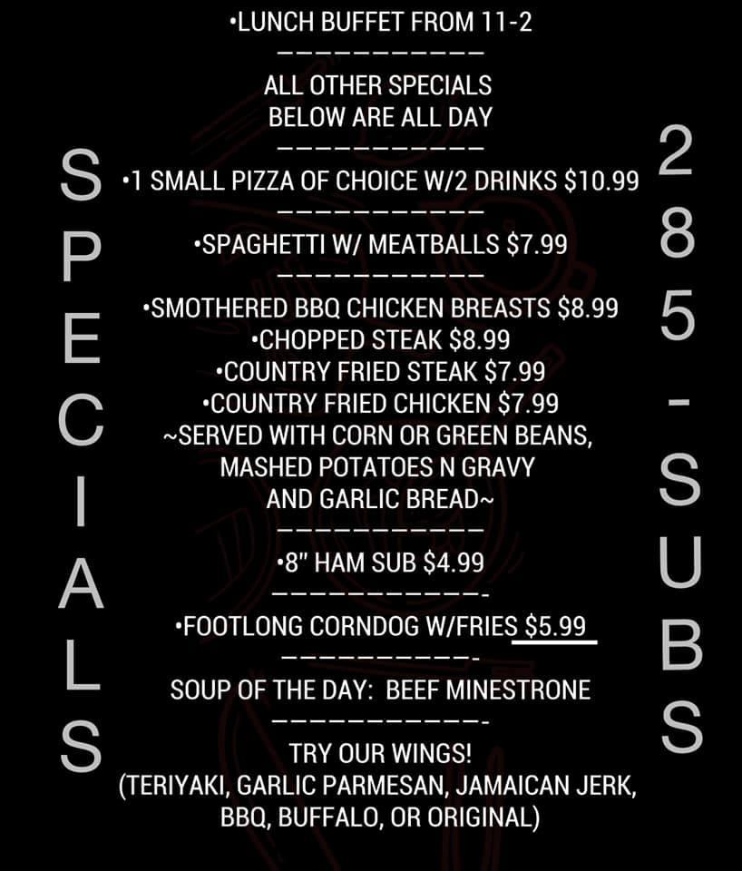 Menu at Classic Pizza & Subs pizzeria, Fort Meade