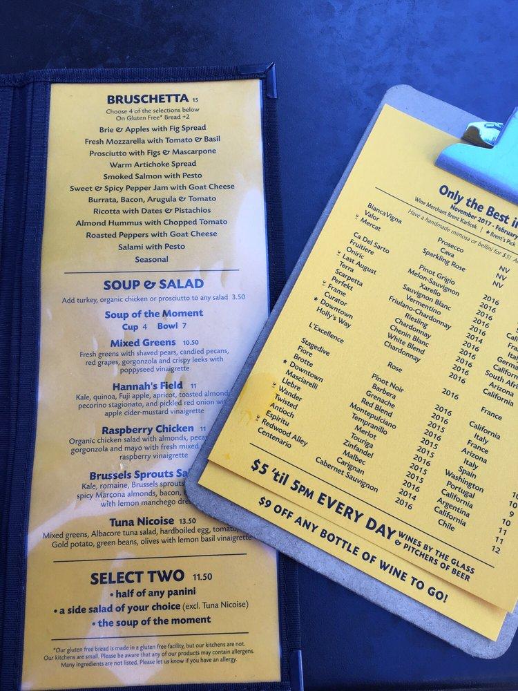 Menu at Postino Kierland pub & bar, Scottsdale, E Greenway Pkwy Ste 185