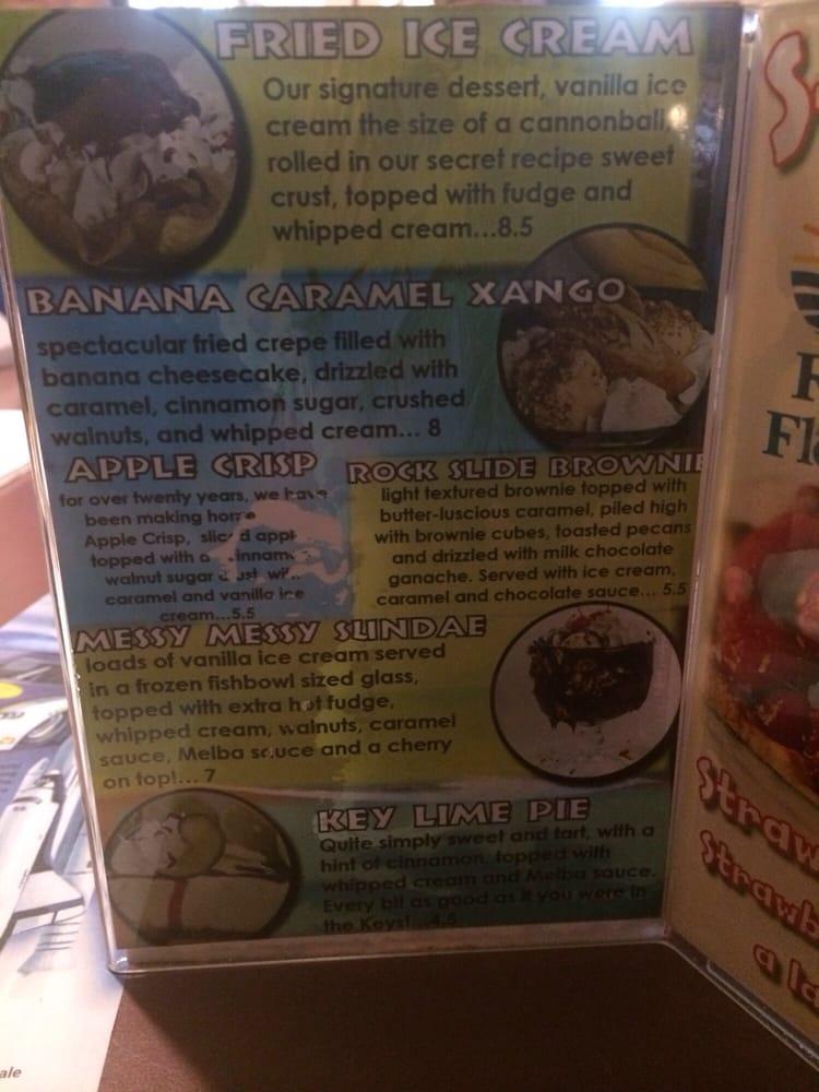 Menu at Alfie's Restaurant, Ormond Beach