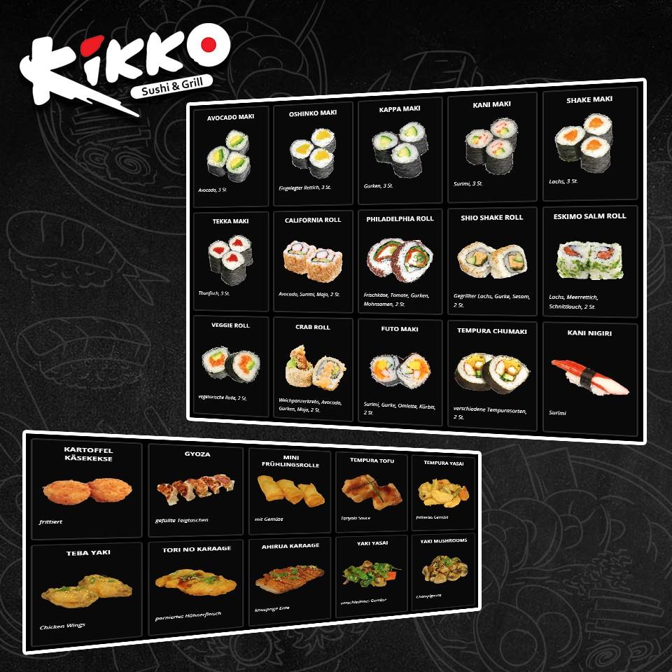Speisekarte von Kikko Dinslaken restaurant, Dinslaken