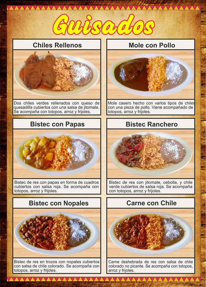 Menu at El Traylo'n restaurant, Hermosillo, Carretera A Ure Km 2.5
