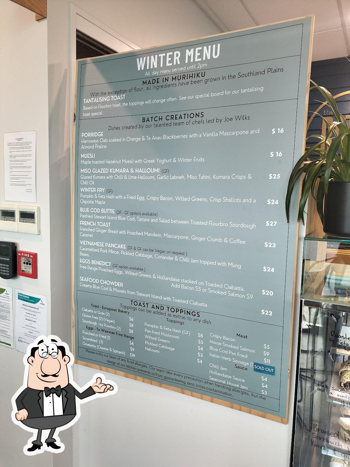 The Batch Cafe, Invercargill - Restaurant menu, prices and reviews