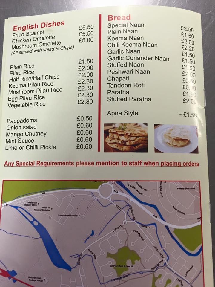 Menu at Twinz Fish Bar, Newport