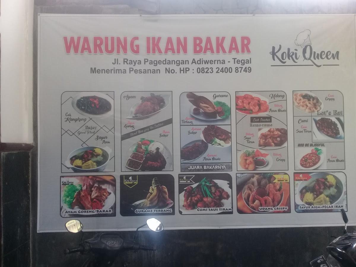 Menu at Rumah Makan"KOKI QUEEN" restaurant, Indonesia