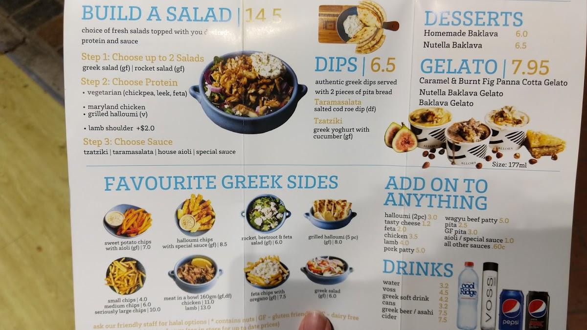 Menu at The Yiros Shop - Burleigh Heads restaurant, Burleigh Heads