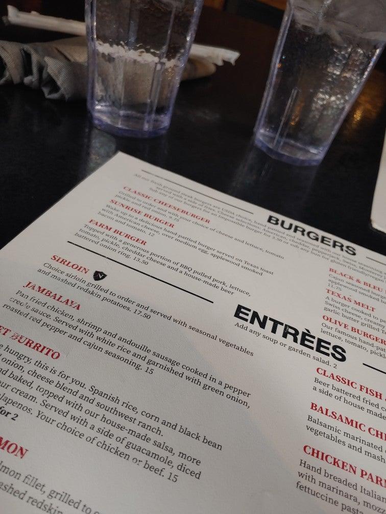 Menu at One North Kitchen & Bar, Lansing