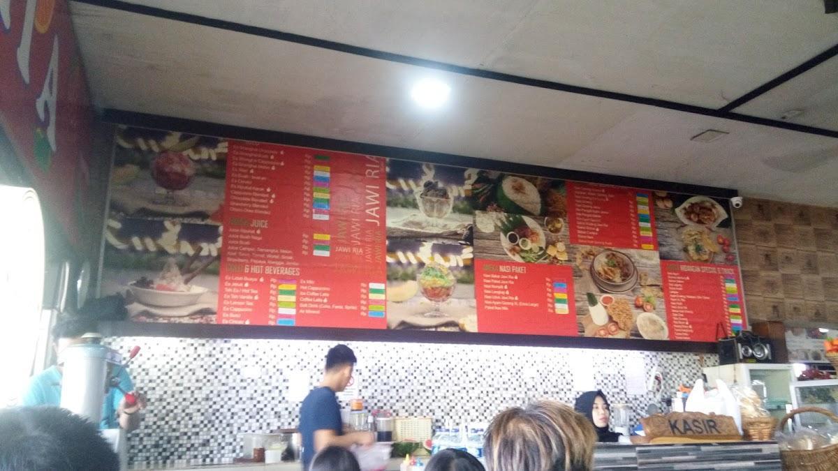 Menu at Rumah Makan Jawi Ria restaurant, Pontianak, Jl. Hasanuddin No.155