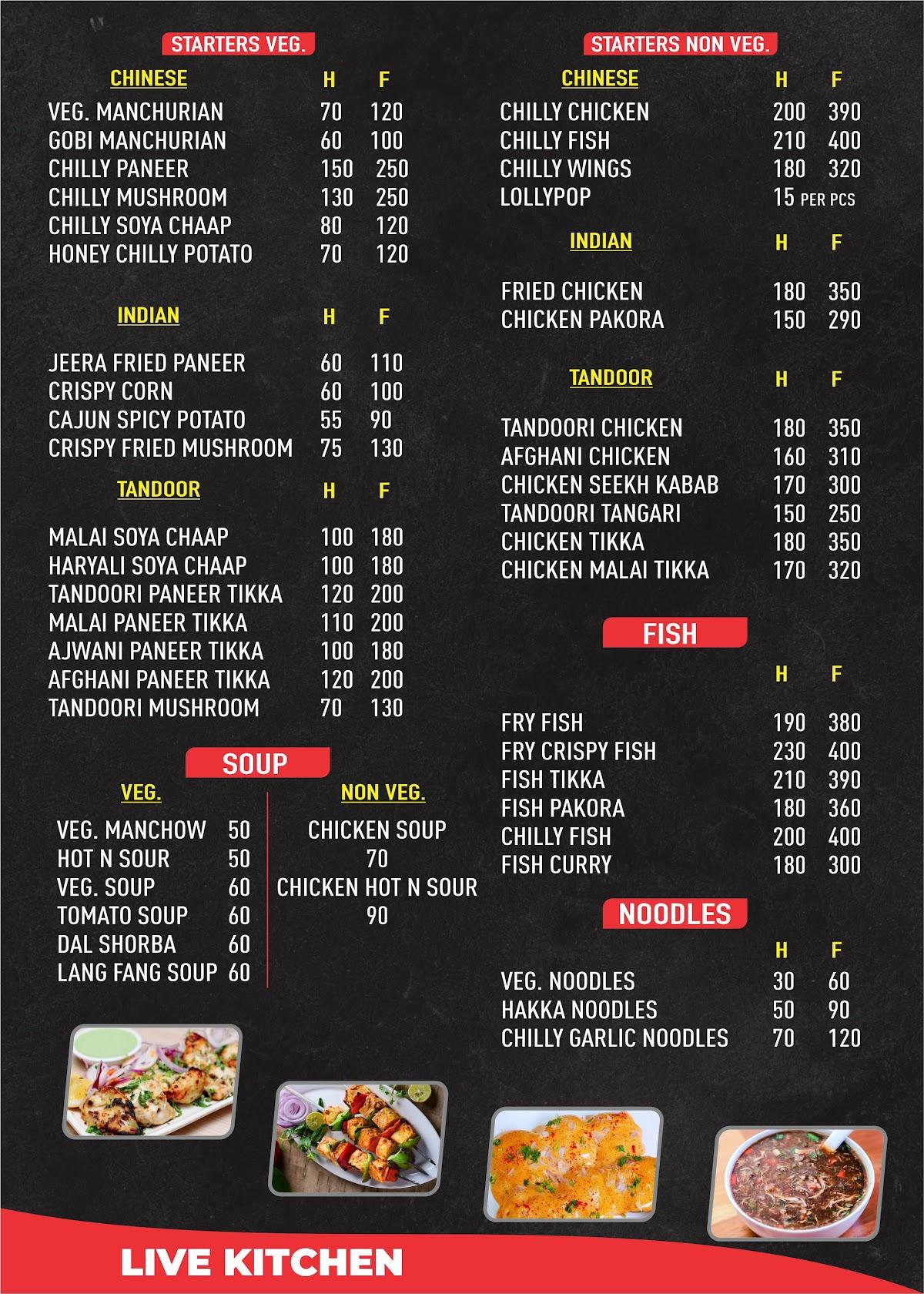 Menu at The Kitchen Door, Panchkula, Shop No 2 Main Road Ramgarh