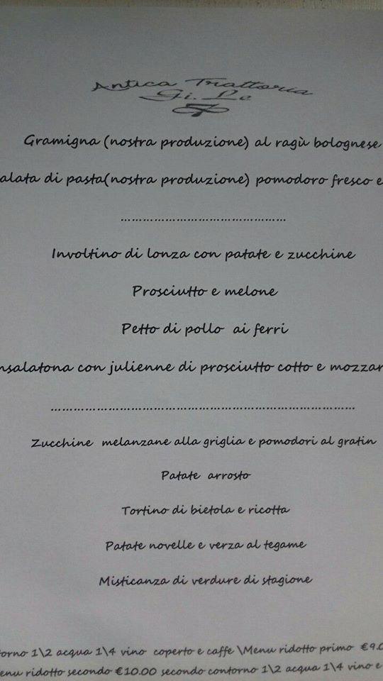 Menu da Antica Trattoria Gì.Le ristorante, Gallo
