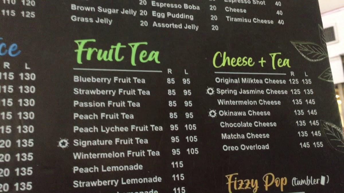 Carta del café MYO Iloilo, Iloílo