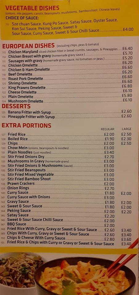 Menu at Full House fast food, Grangemouth, 7 Station Rd