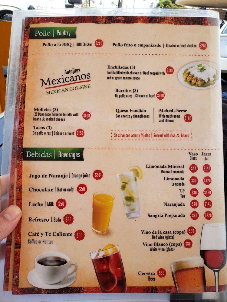 Menu at Alfonso's Pizza restaurant, Ensenada, Macheros 868